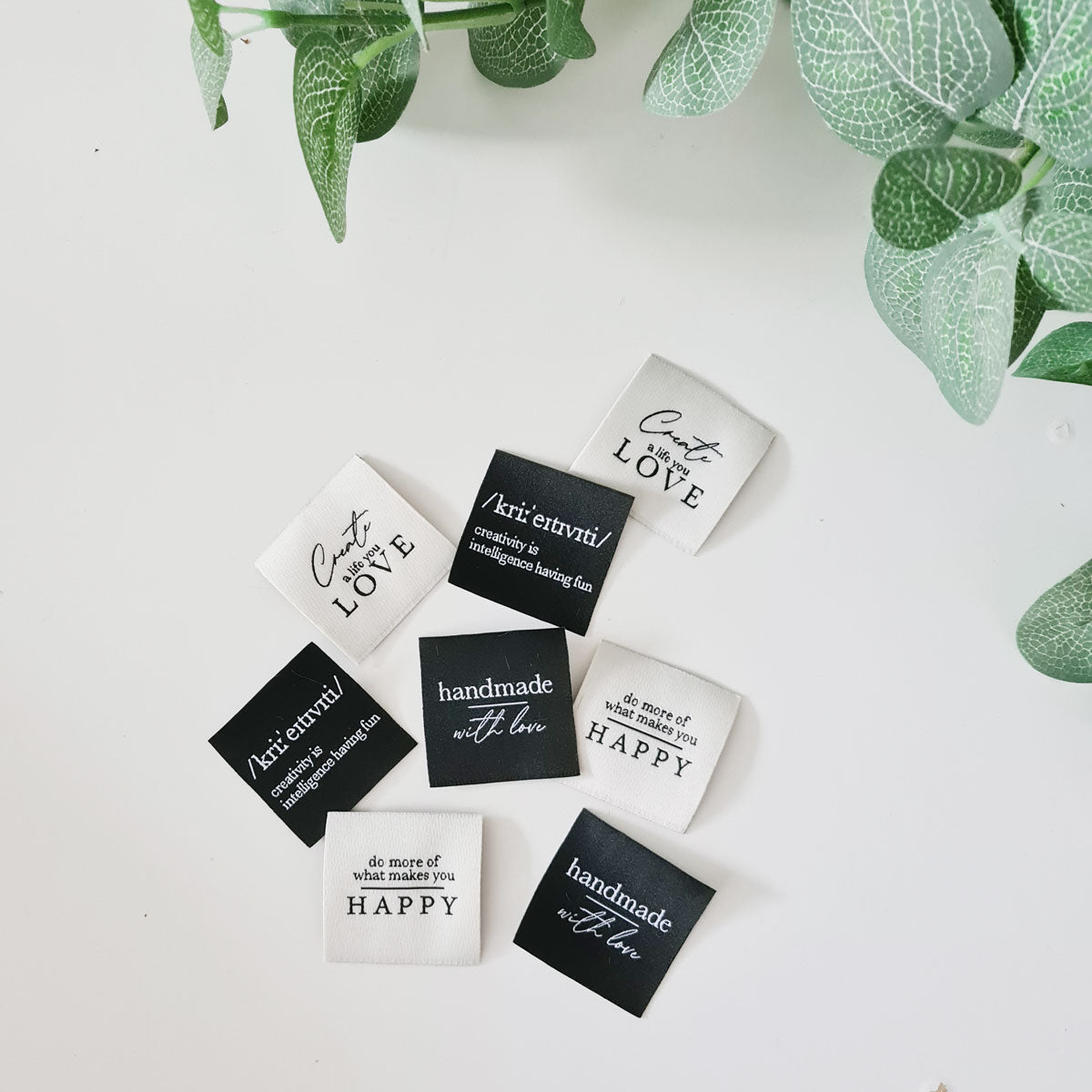 2-way labels Variety Pack 4x4cm (8pcs) – Porcupine Patterns